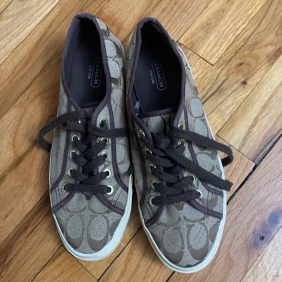 Coach | Shoes | Coach New York Athletic Shoes Size 8 | Poshmark